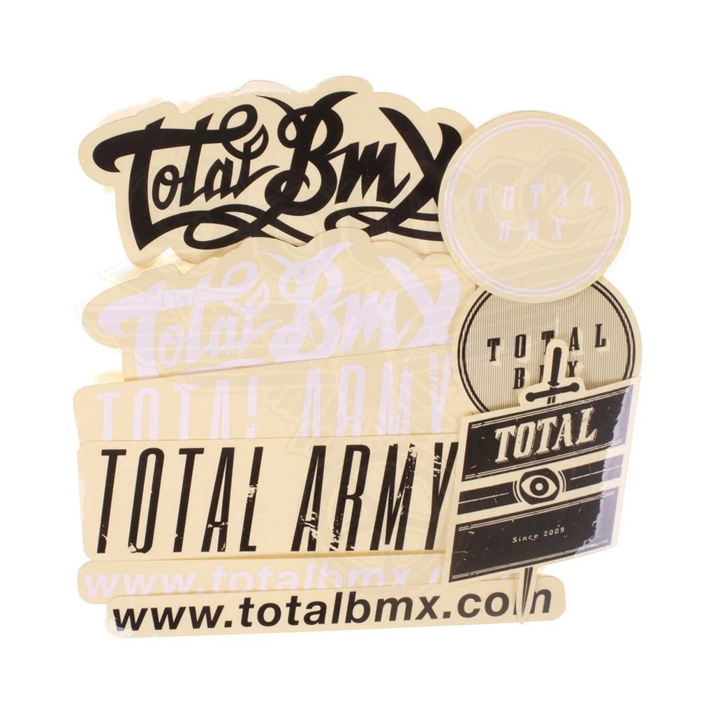 TOTAL BMX STICKER PACK MIXED – Traffic Distribution